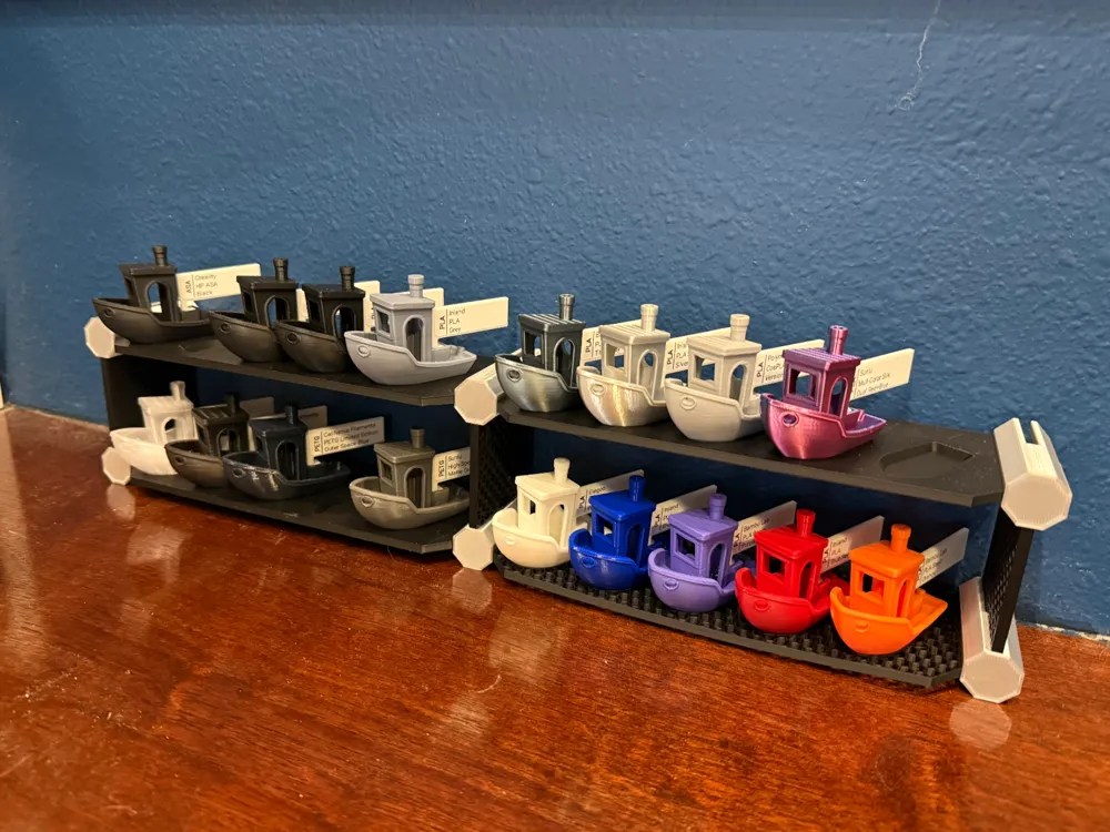 Modular Benchy Display Shelving Remixed by TAllen84 - MakerWorld