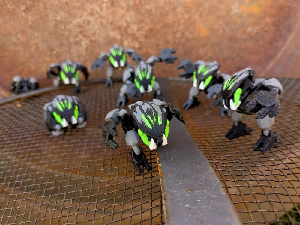 Mini Bohrak Swarm - Nuhvok (Bionicle) - Free 3D Print Model - MakerWorld