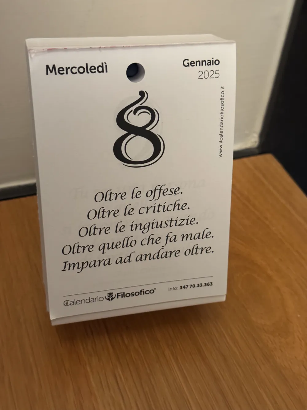 Philosophical Calendar - Desk Stand by alessandro.lanni - MakerWorld
