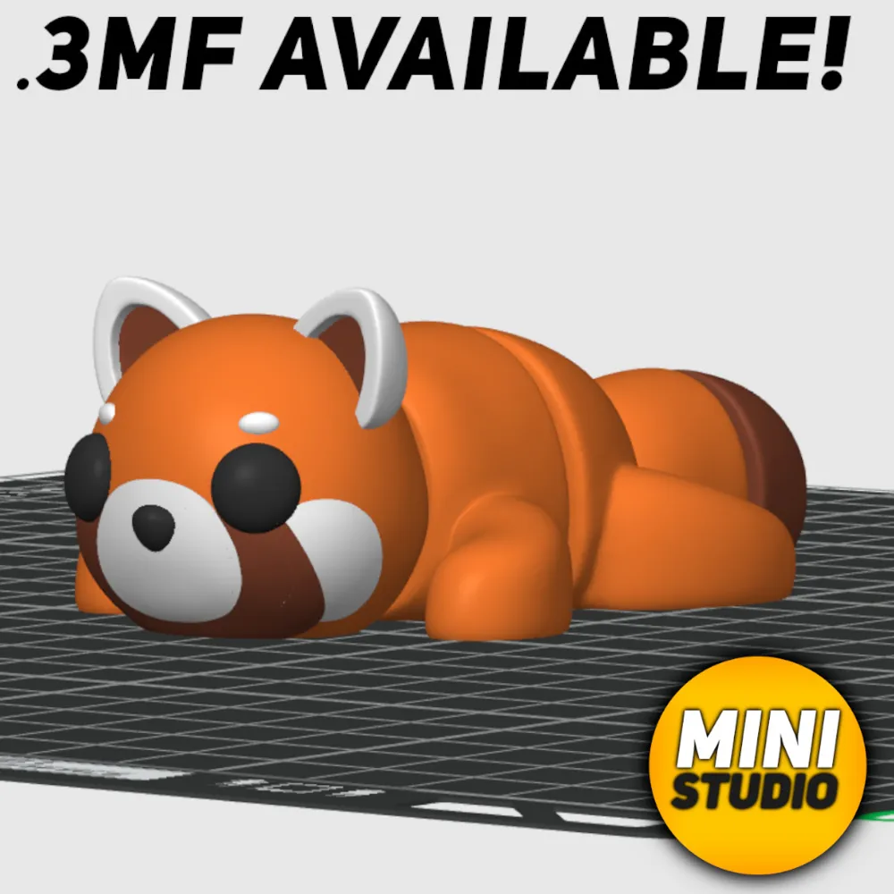 Flexi Red Panda - Free 3D Print Model - MakerWorld