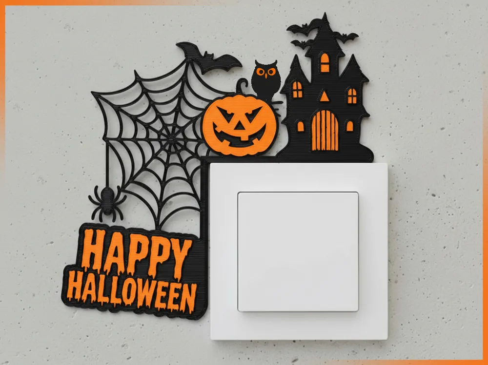 Happy Halloween | Light Switch Decor Corner - Free 3D Print Model ...