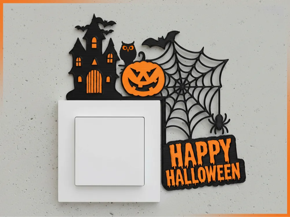 Happy Halloween | Light Switch Decor Corner - Free 3D Print Model ...