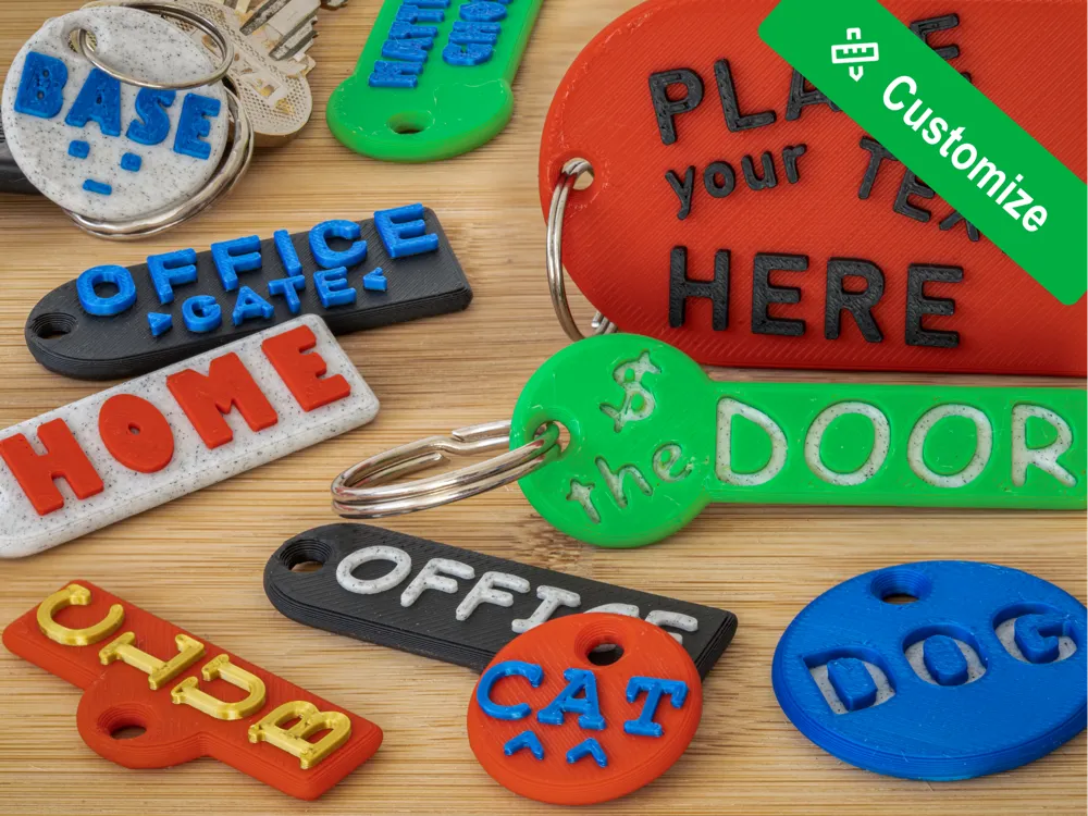 Key Tag Customizable Pet Tag by Matthew Ghost MakerWorld: Download Free ...