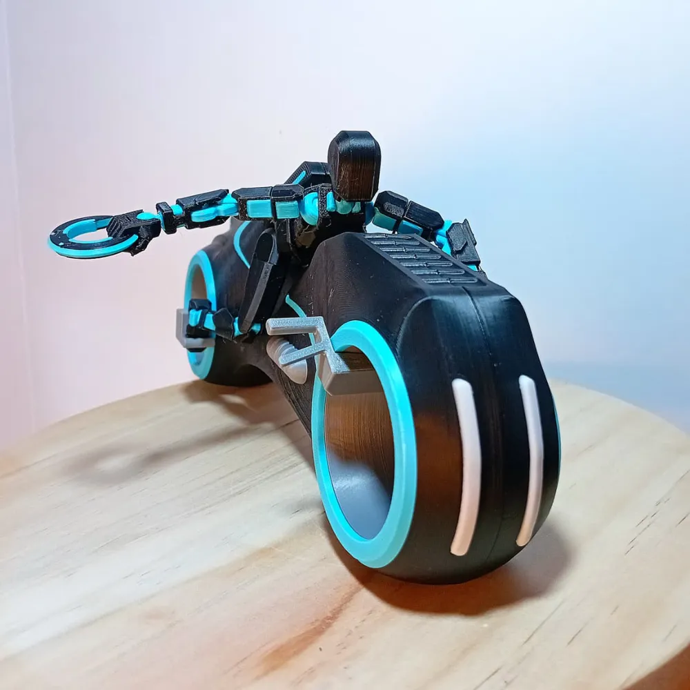 Light Motorcycle DUMMY 13 TRON Legacy - Free 3D Print Model - MakerWorld