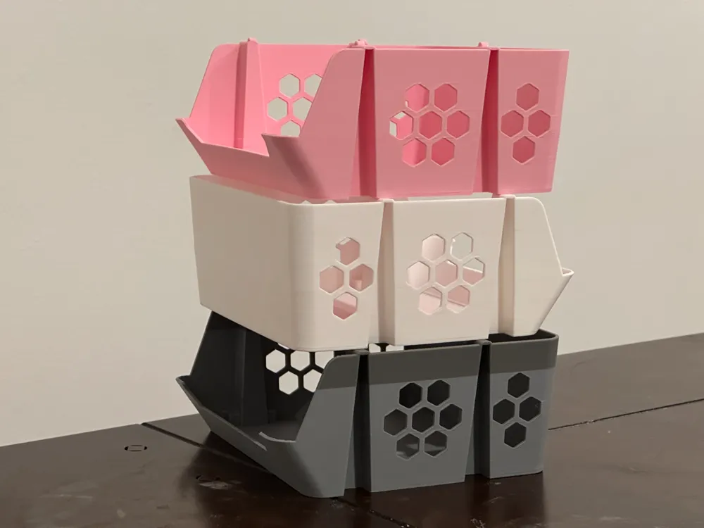 Dual-Stacking Storage Box: Nest or Stack by MarketSt_3DMakerWorld ...