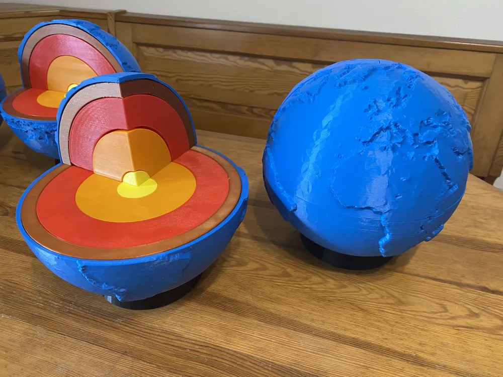 Structure of the Earth by Torge Arts MakerWorld: Download Free 3D Models