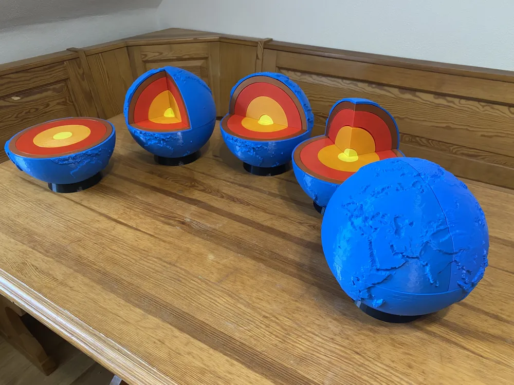 Structure of the Earth by Torge Arts MakerWorld: Download Free 3D Models