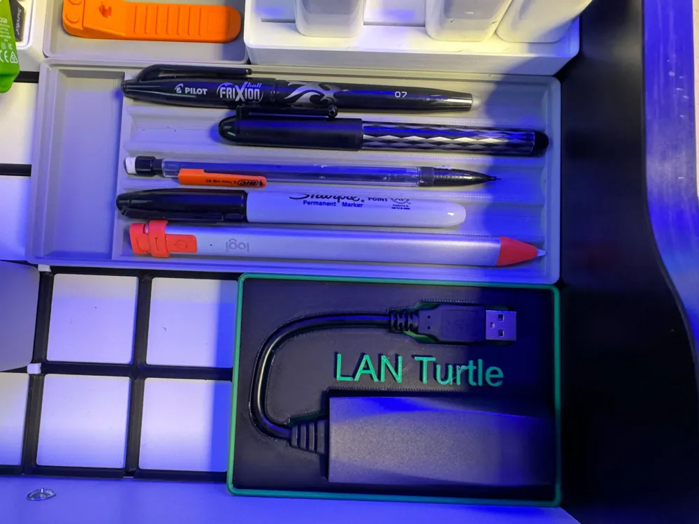 Hak5 LAN Turtle Gridfinity - Free 3D Print Model - MakerWorld