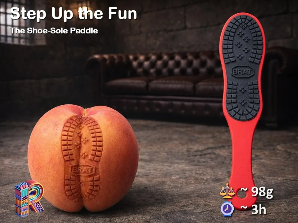 Step Up the Fun – The Shoe-Sole Paddle - Free 3D Print Model - MakerWorld