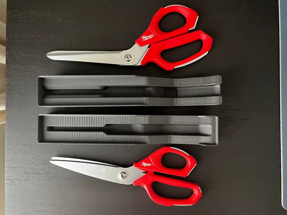 Milwaukee Scissors Gridfinity Organizer by JT_311 MakerWorld: Download ...