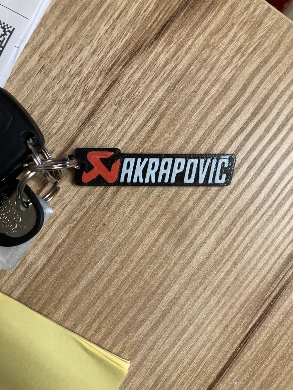 Akrapovic keychain by DT3 PROJECT - MakerWorld