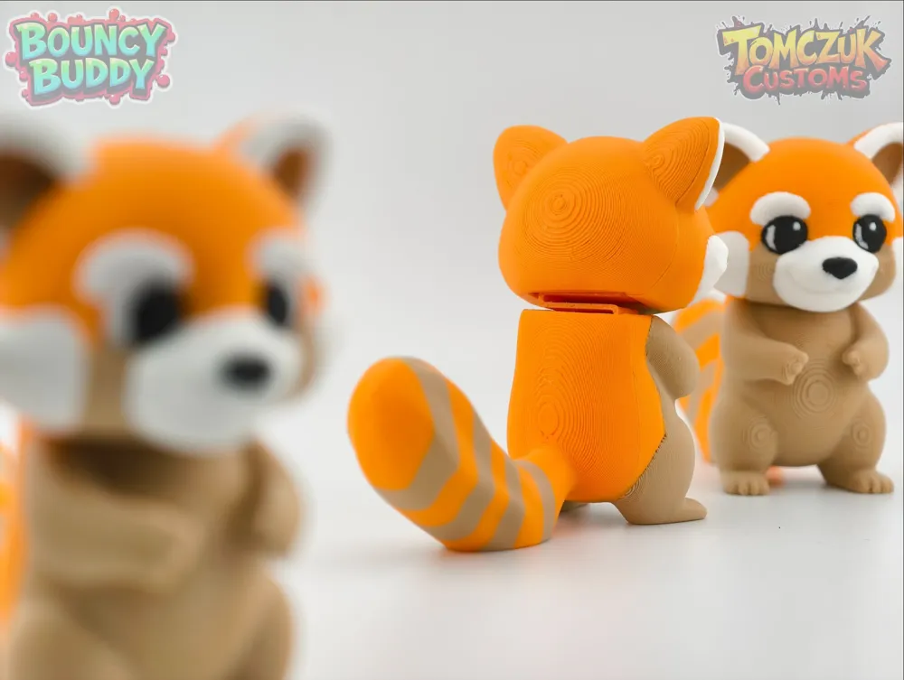 Bouncy Buddies - Red Panda by TomczukCustoms MakerWorld: Download Free ...