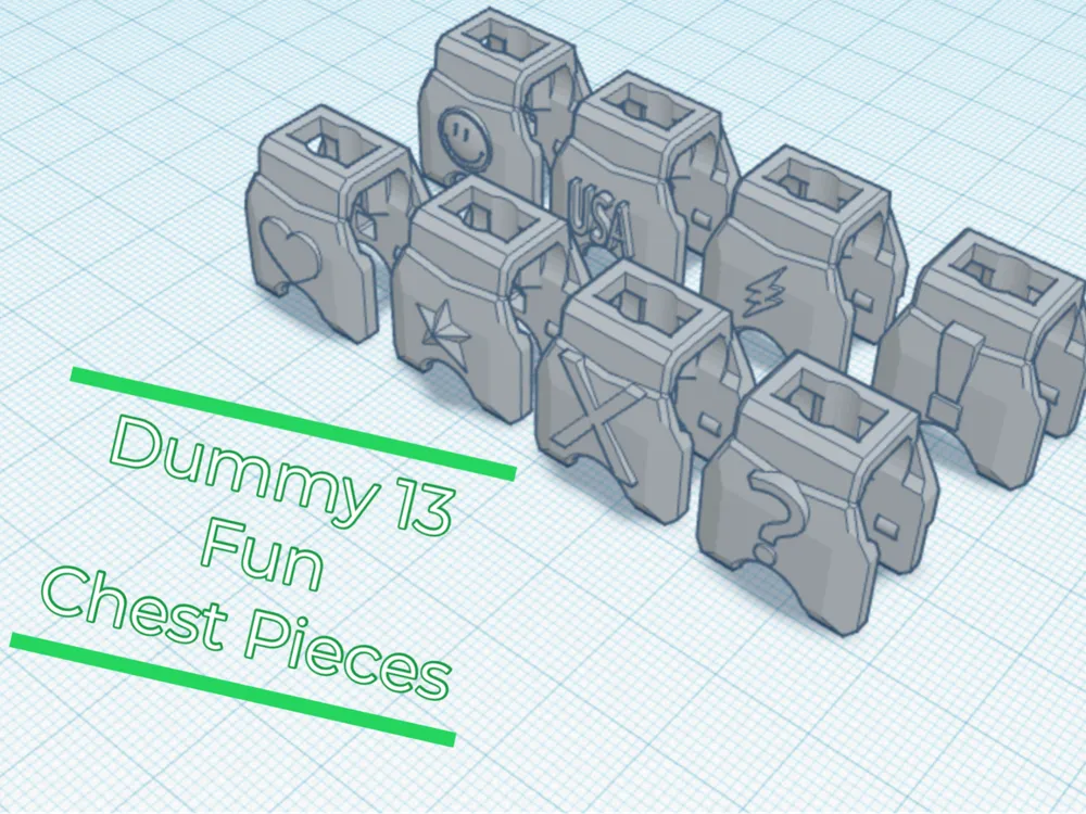 Dummy 13 - Chest Armour Pieces - Fun Choices! Remixed by delibelli ...