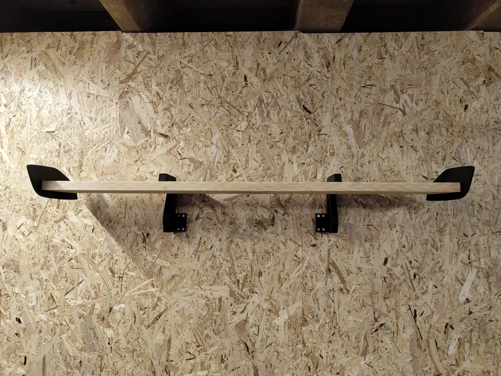 Gooseneck Rear Wing Spoiler Shelf - Free 3D Print Model - MakerWorld