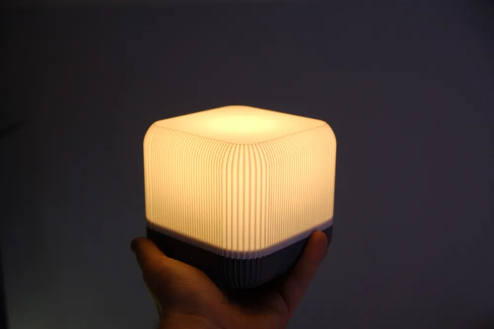 Modern Lamp. Wireless or Wired RGB Cube Light by Abstractia Design ...