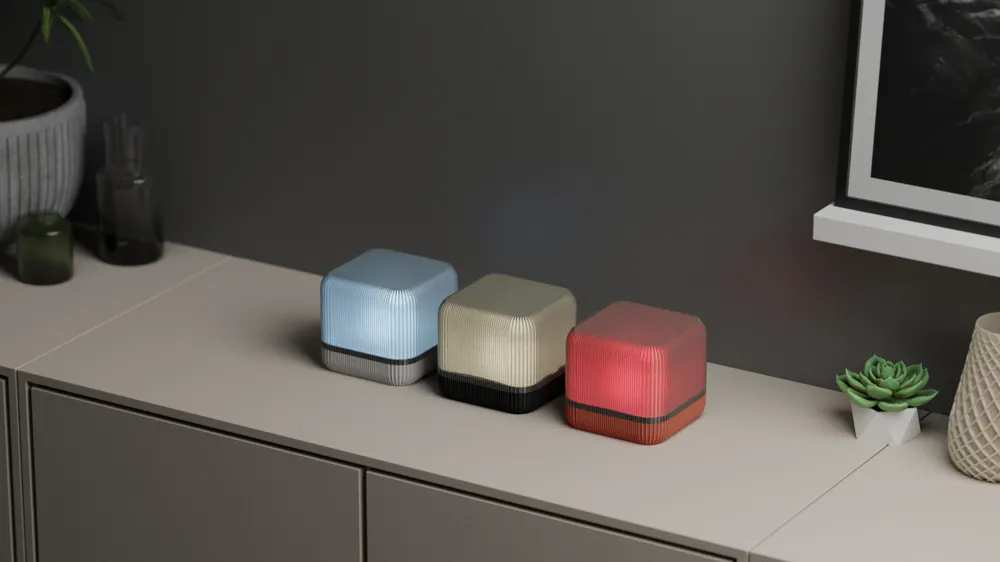 Modern Lamp. Wireless or Wired RGB Cube Light by Abstractia Design ...