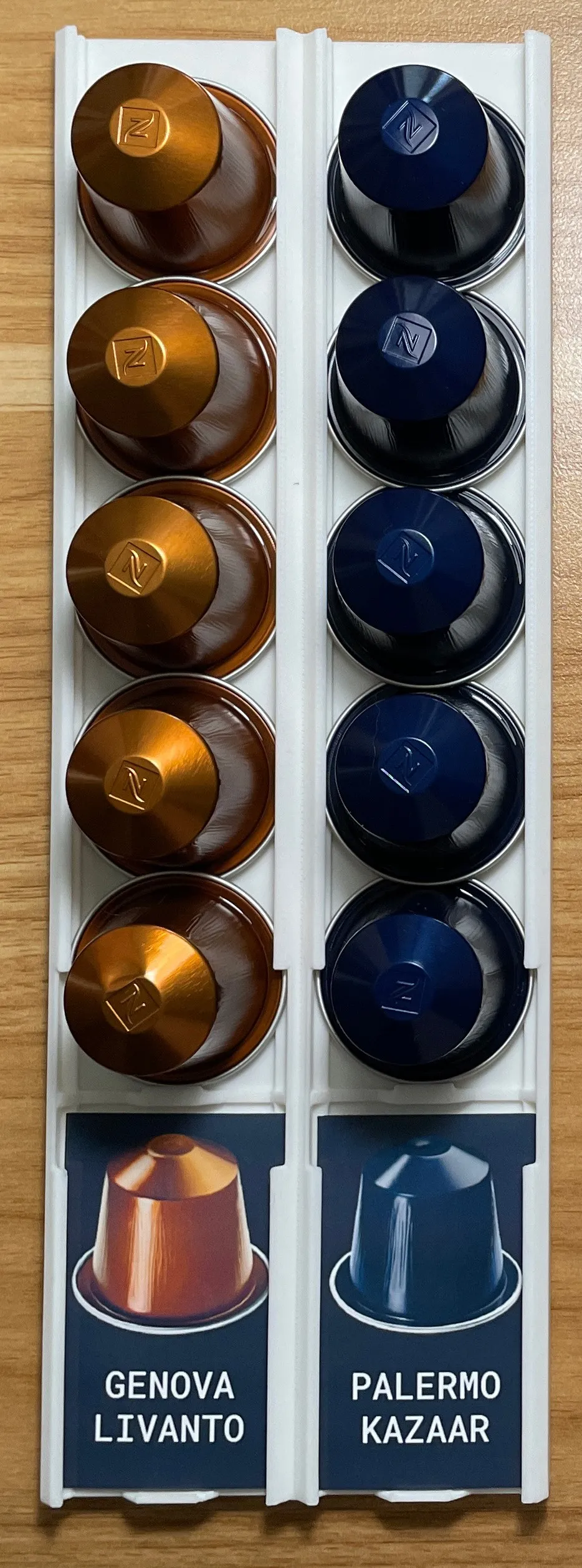 Fridge Nespresso Pod Holder Custom Label by Mikos Print World - MakerWorld