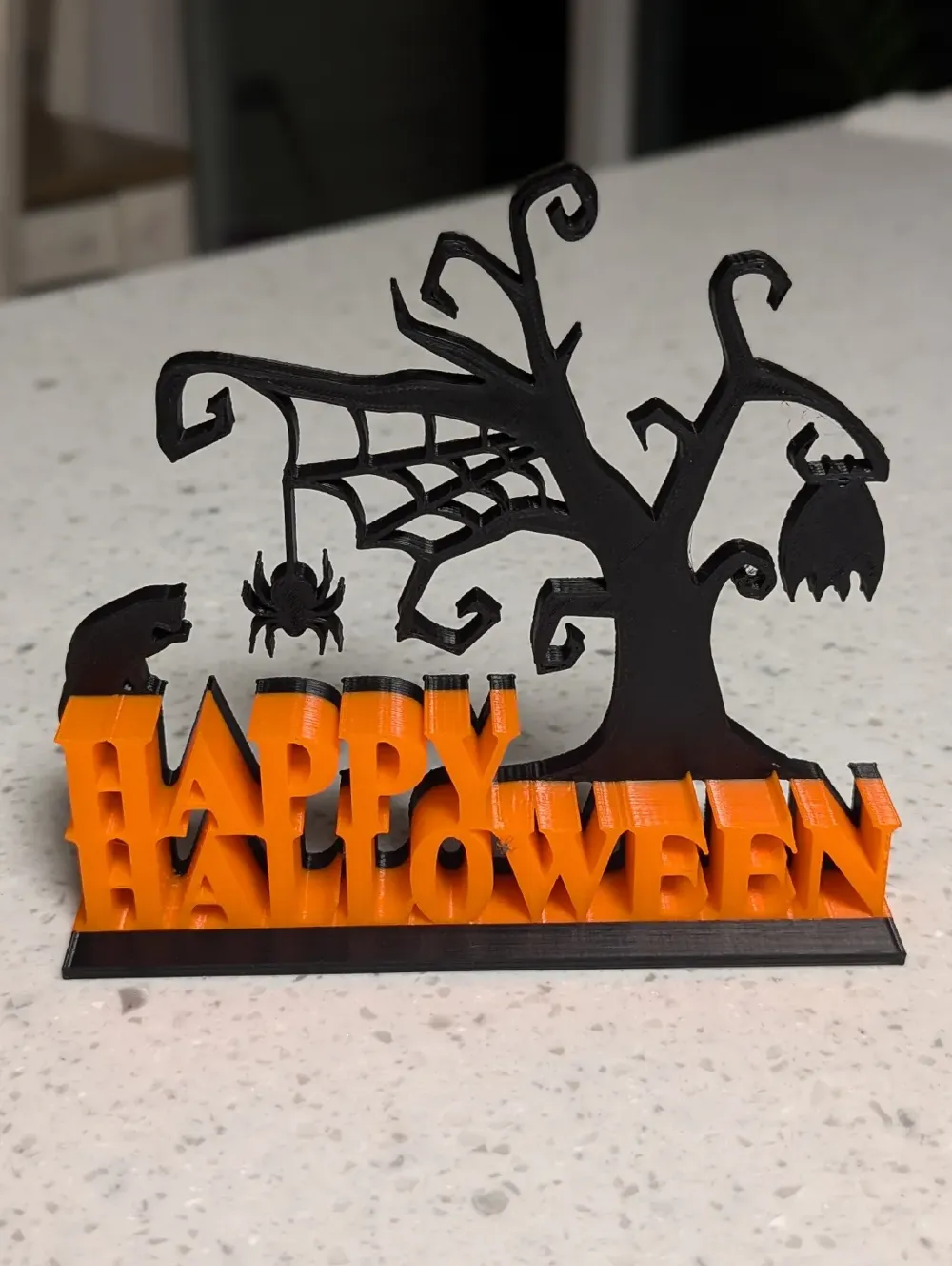 Happy Halloween Table Top Decoration by WORM.eu - MakerWorld