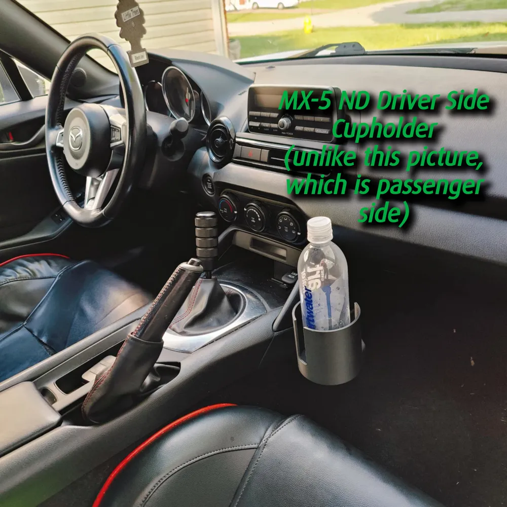 MX-5 ND Driver Side Cupholder by pulpo MakerWorld: Download Free 3D Models
