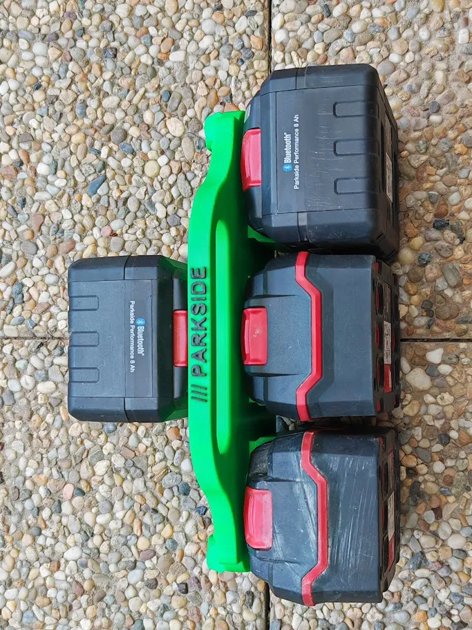 Parkside 20V battery holder, battery carrier by Petr.M.Cik MakerWorld ...