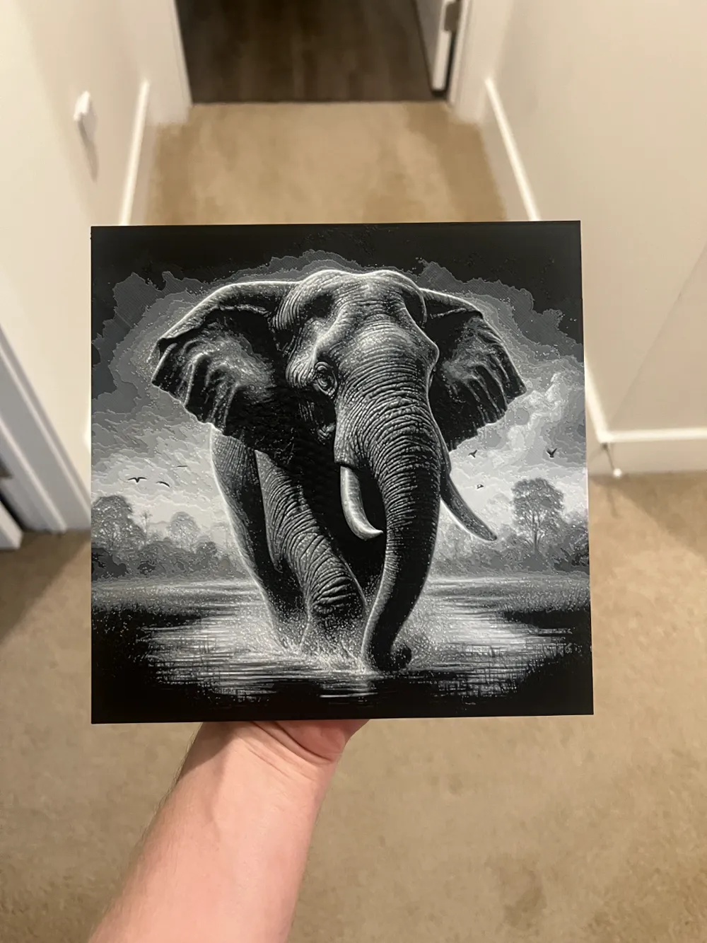 Elephant Hueforge by RP47 Designs - MakerWorld