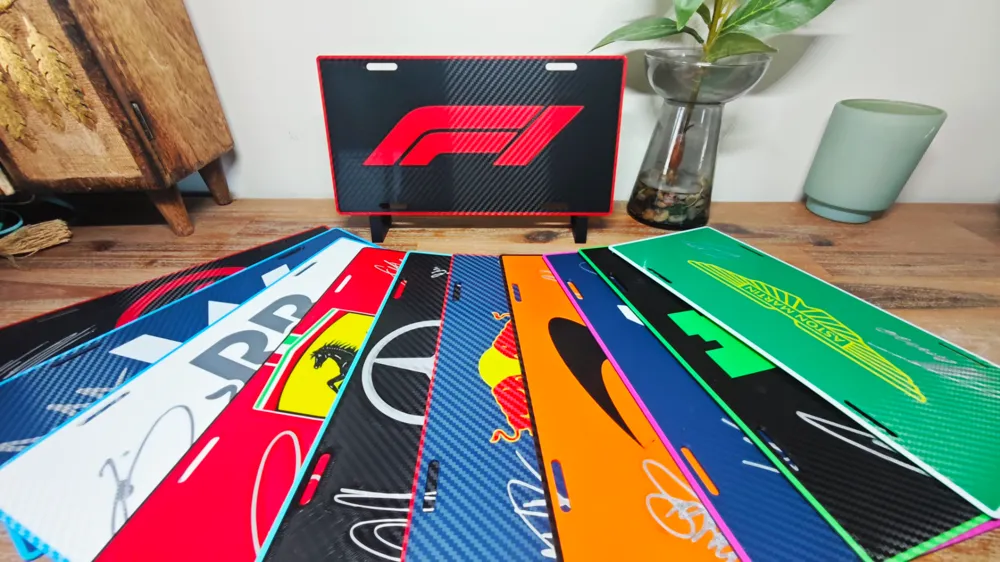 F1 Team Licence Plate - Aston Martin by P78 MakerWorld: Download Free ...