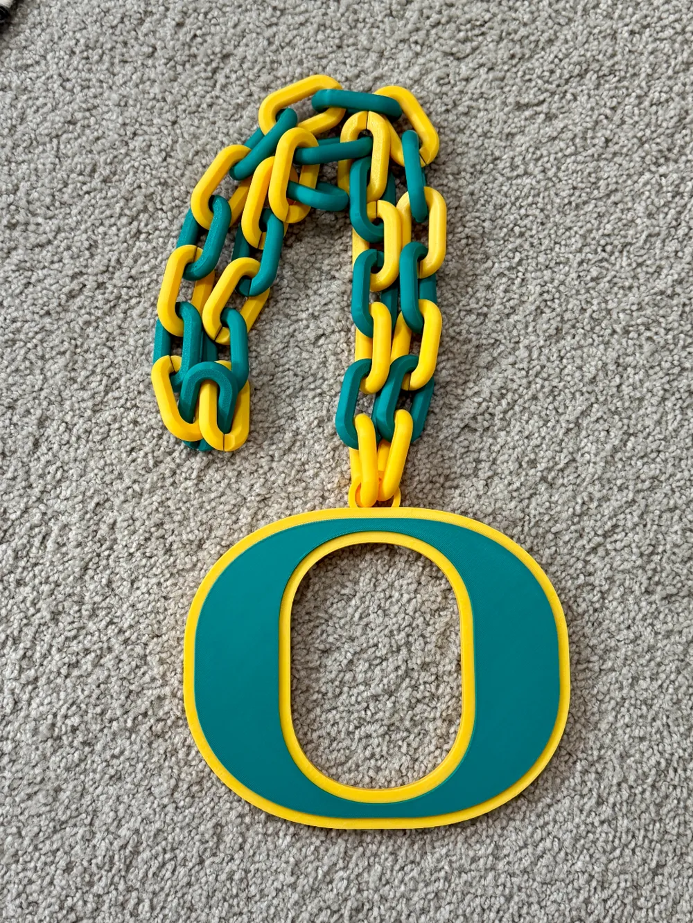 Oregon Ducks “O” logo chain by CTK 3D Printing - MakerWorld
