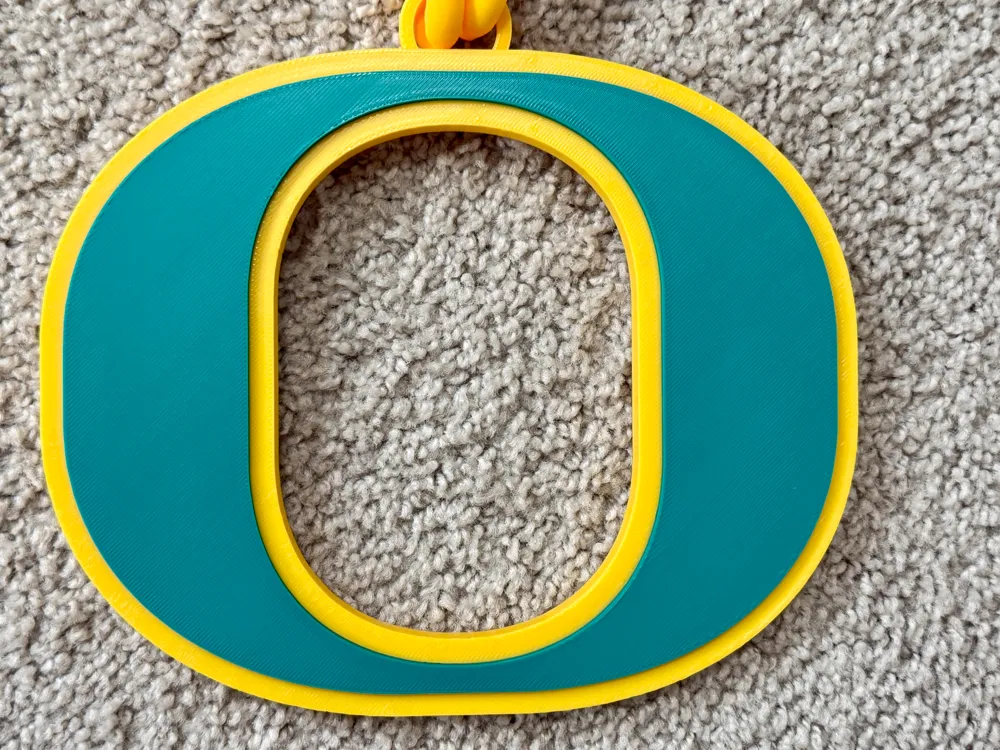 Oregon Ducks “O” logo chain by CTK 3D Printing - MakerWorld