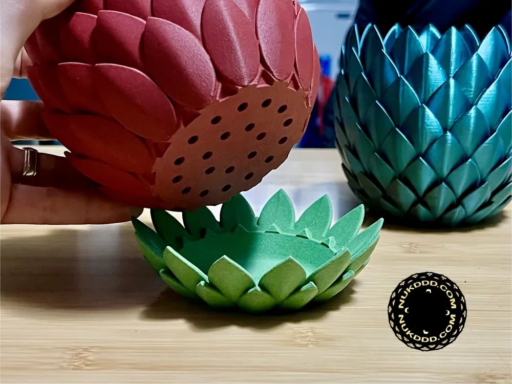 Dragon Scale Planter with Drip Tray - Free 3D Print Model - MakerWorld