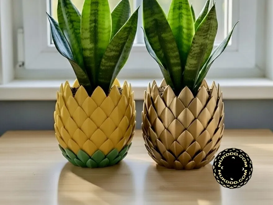 Dragon Scale Planter with Drip Tray - Free 3D Print Model - MakerWorld