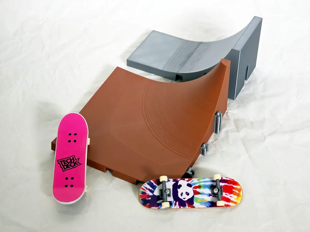 Fingerboard Skatepark Modular - Corner Remixed by eSeL__ MakerWorld ...