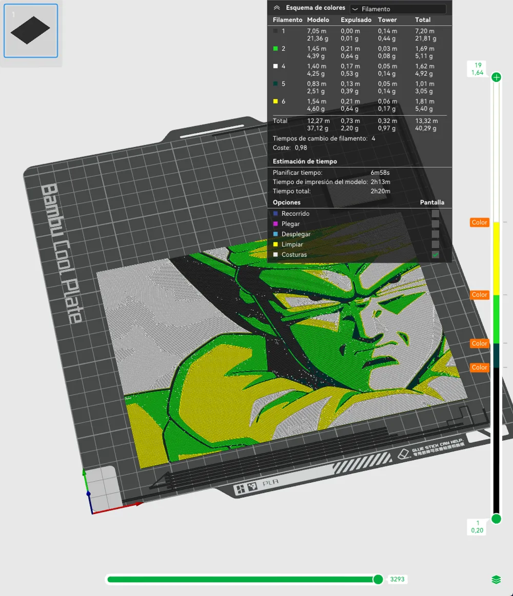 Piccolo portrait by Whitecaps - MakerWorld