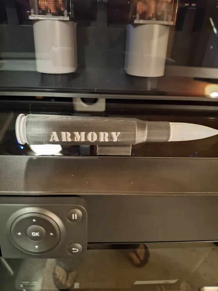 P1S combo AMS lid and Top glass lid bullet handles - Free 3D Print ...