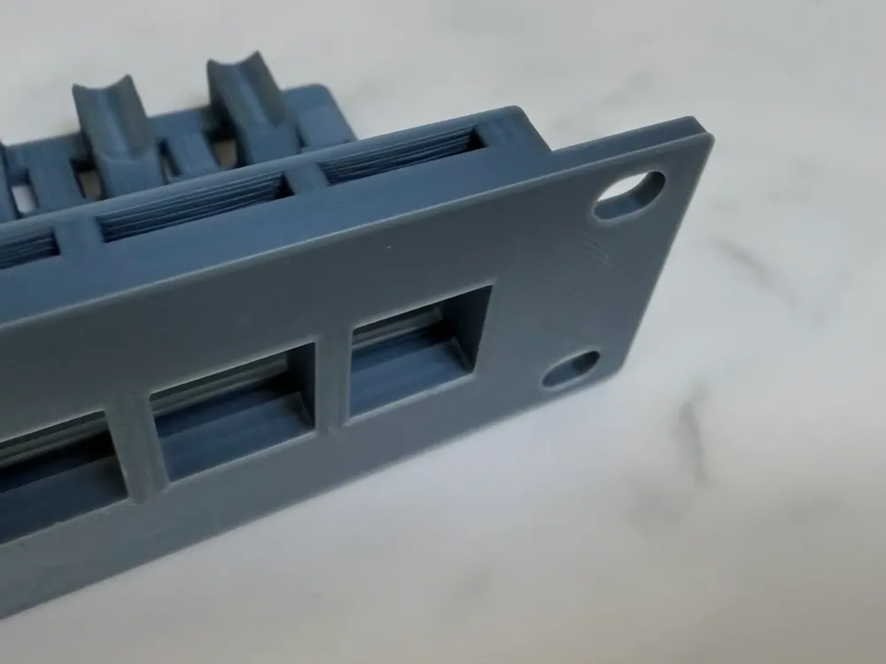 Keystone Patch Panel - Free 3D Print Model - MakerWorld