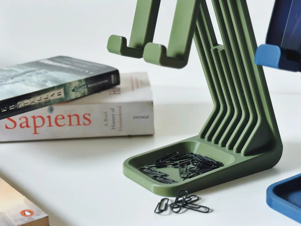 Phone Stand Riser by Meyui MakerWorld: Download Free 3D Models