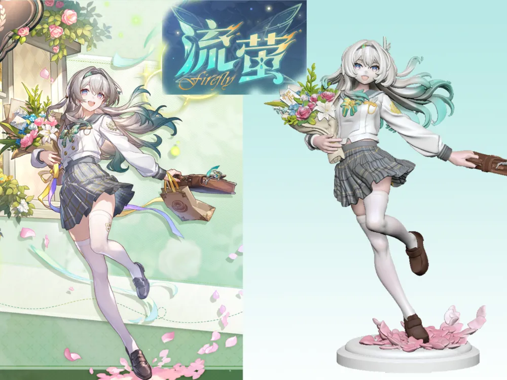 Star Rail Firefly Skin Spring Souvenir Firefly GK Figurine - Free 3D ...