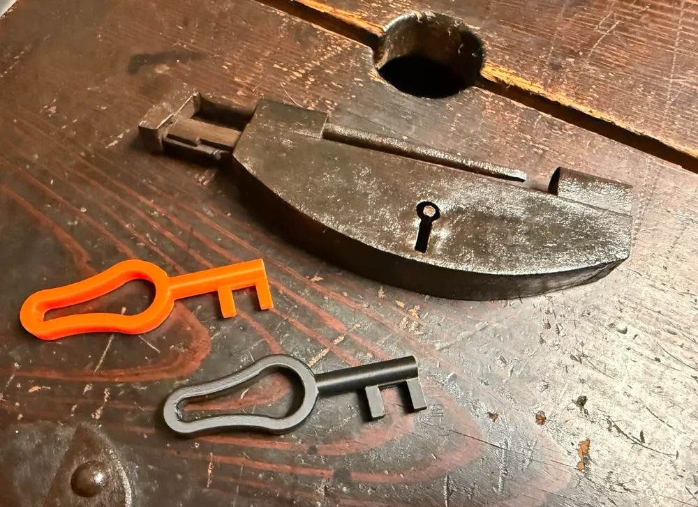 Working Antique Japanese Skeleton Key by Emoticon MakerWorld: Download ...
