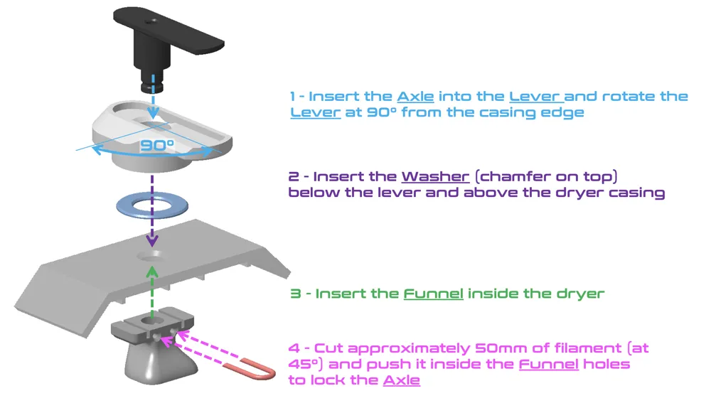 Creality Space Pi - Multi Function Lever by dedge MakerWorld: Download Free 3D Models