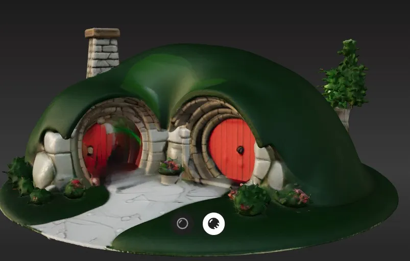 miniature Hobbit home - Free 3D Print Model - MakerWorld