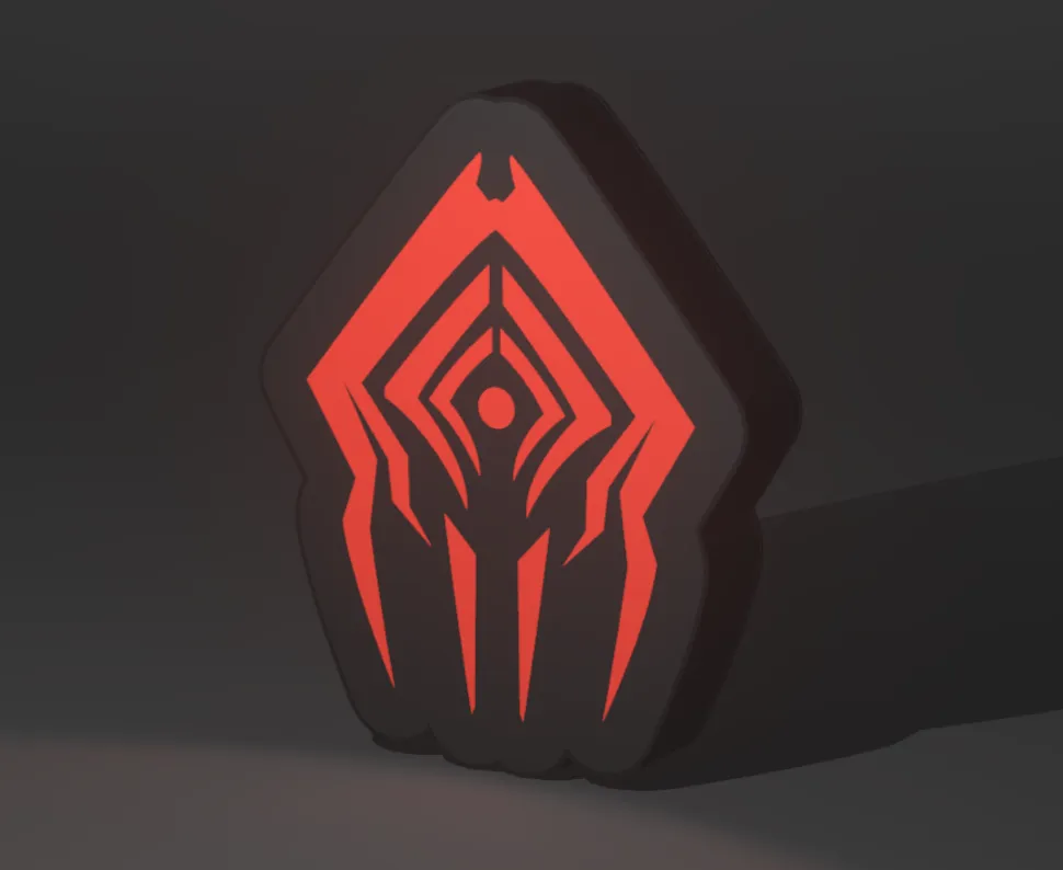 Warframe Stalker Sign by ButtalaBuild MakerWorld: Download Free 3D Models