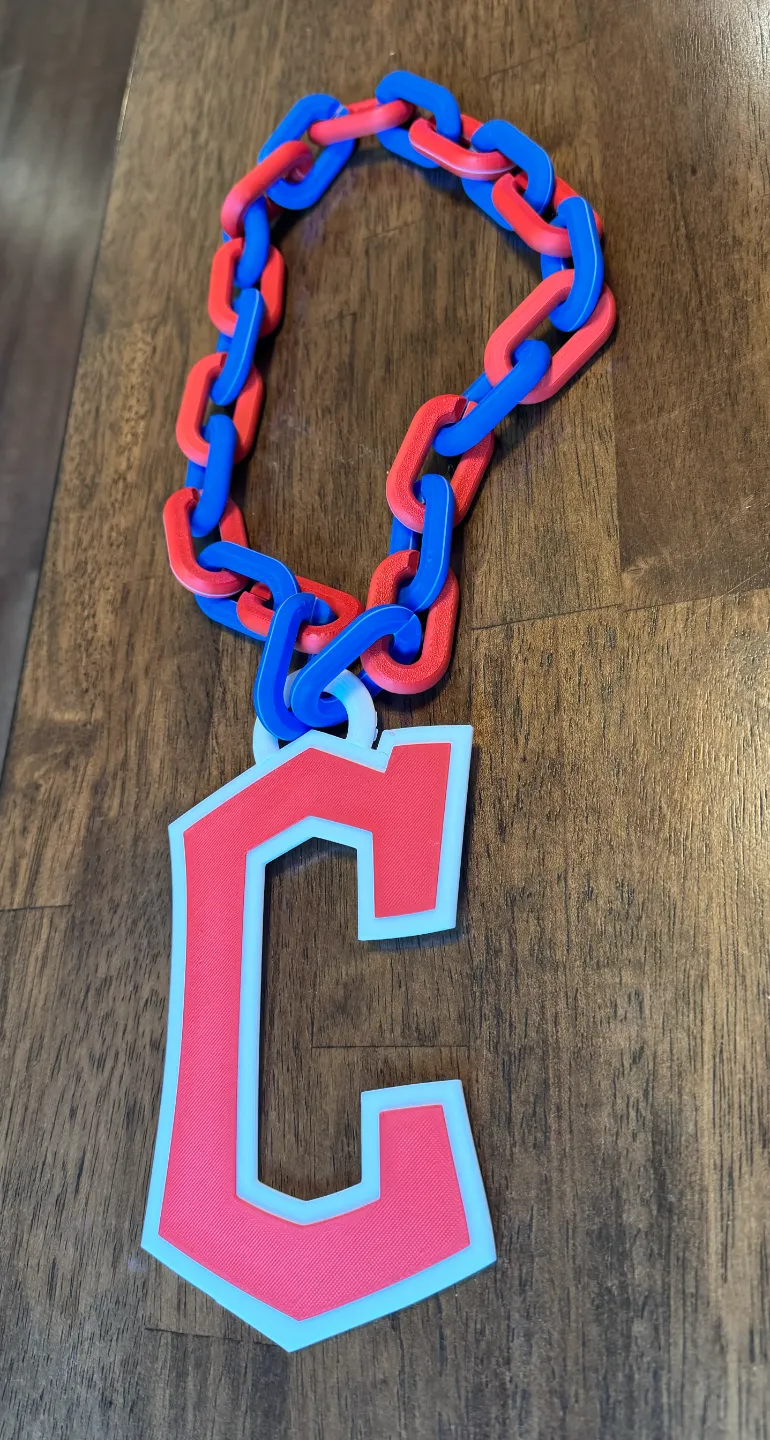 Cleveland Guardians oversized pendant chain by kennethsaunders00 ...