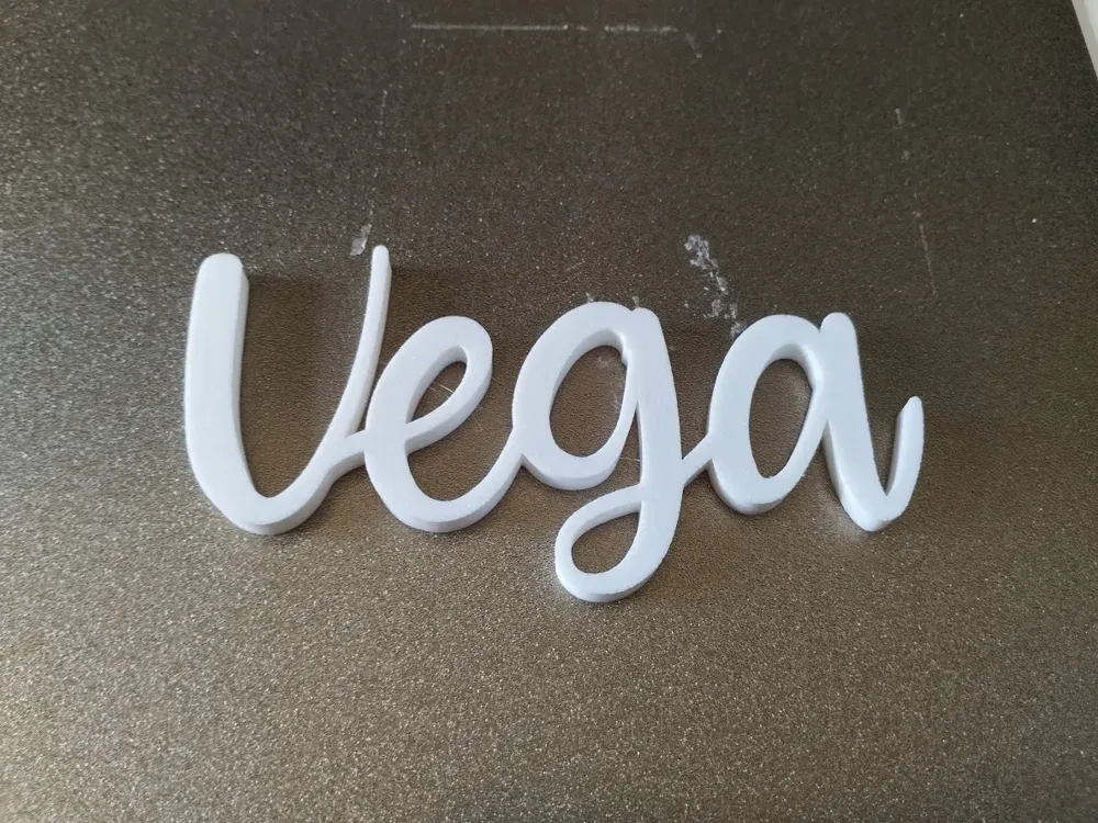 Vega Nombre con inicial / Name with initial by manowar84 - MakerWorld