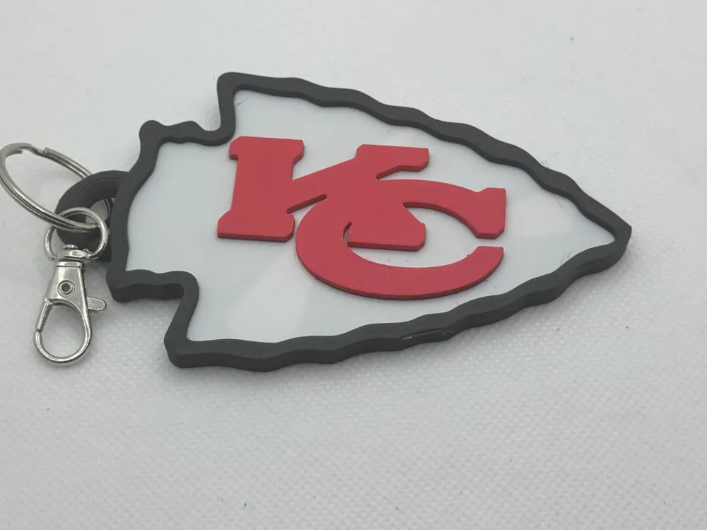 Kansas City Chiefs Keychain Remixed by Jargcomp - MakerWorld
