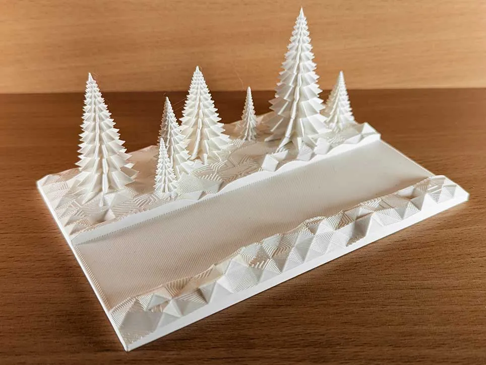 Cena de Estrada de Floresta de Inverno Escala 1/64 Hot Wheels - Modelo ...