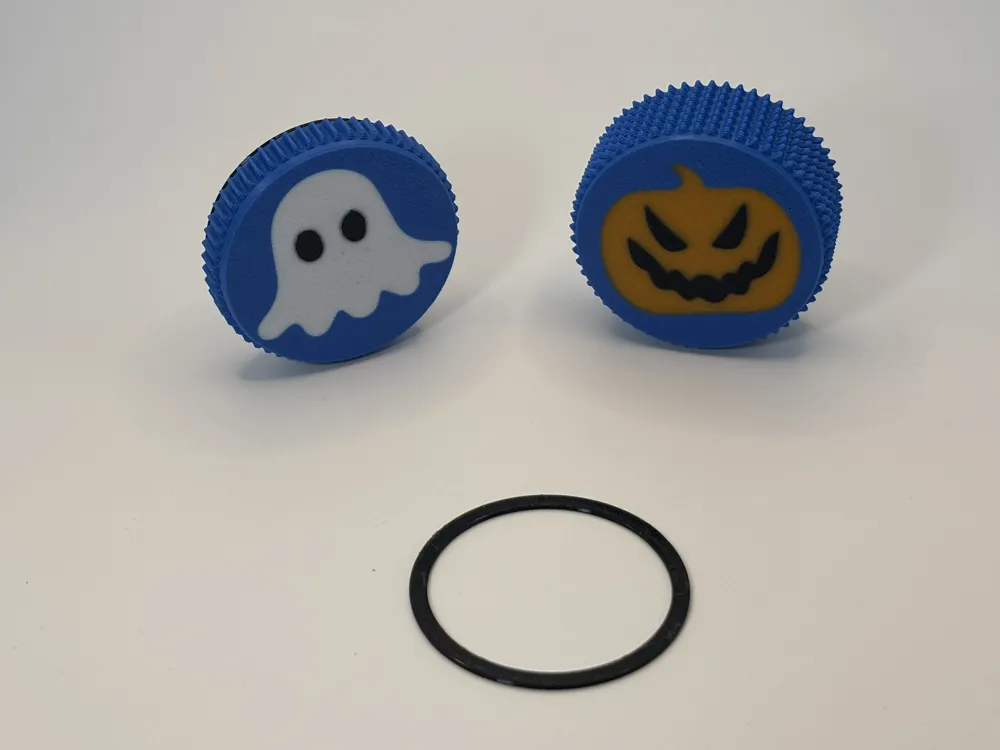 Dual-Sided Halloween Screw-Top Container by 3dfrog MakerWorld: Download ...