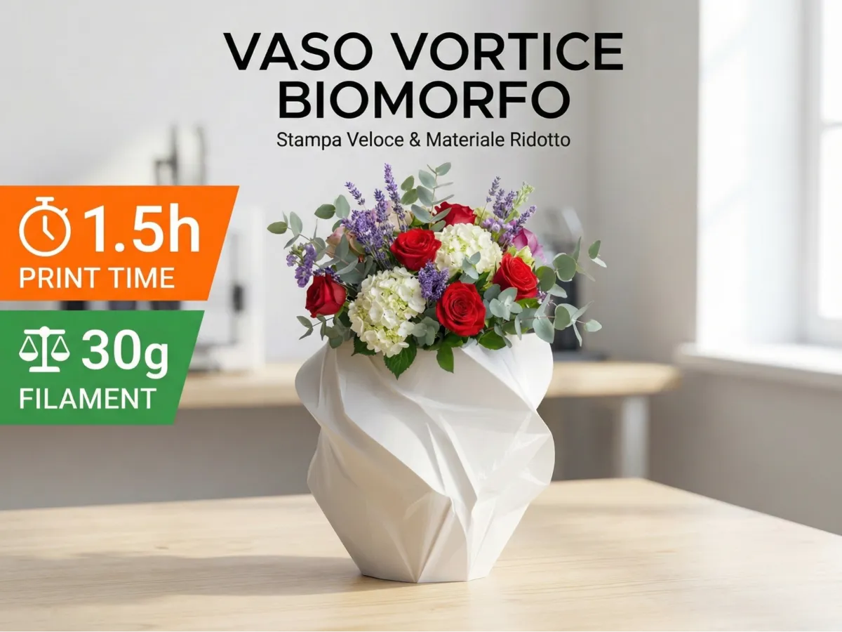 Vortex Vase - Modern Design - Free 3D Print Model - MakerWorld