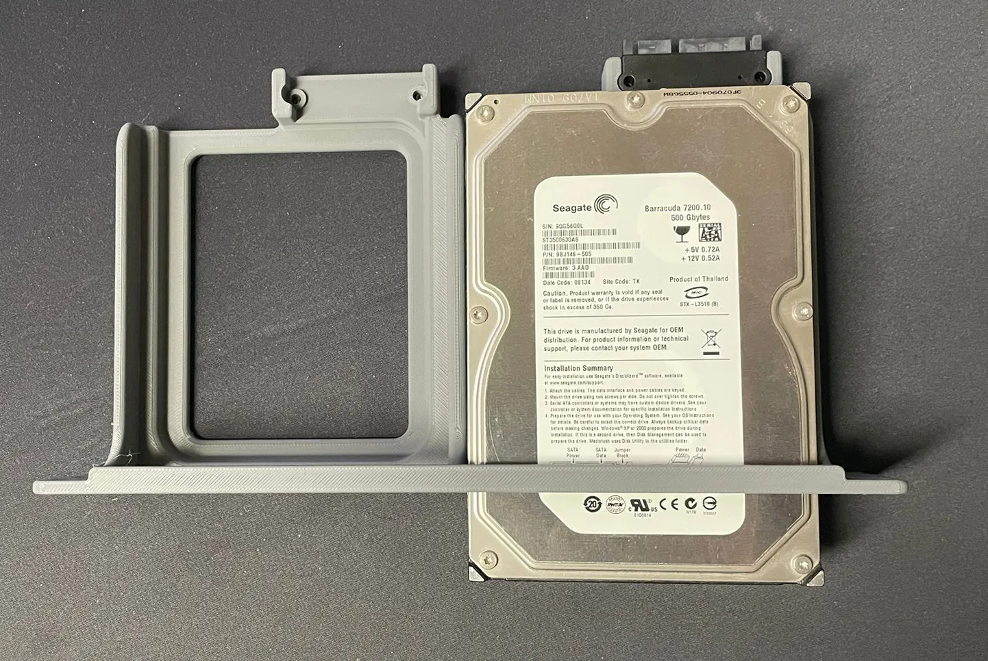 1U 10 inch rackmount Hard Disk Enclosure by RiHi36 MakerWorld: Download ...