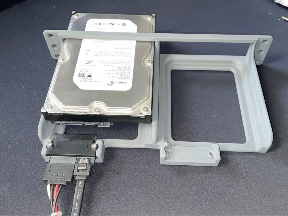 1U 10 inch rackmount Hard Disk Enclosure by RiHi36 MakerWorld: Download ...