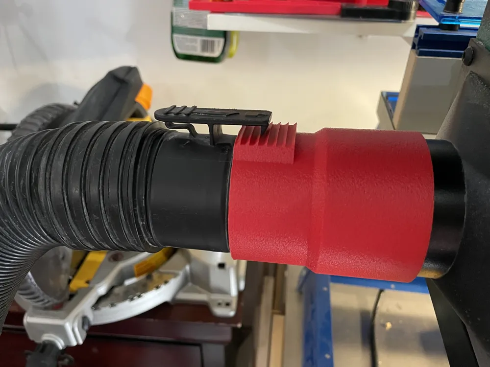 Ridgid Vacuum to Grizzly Benchtop Jointer Adapter - Free 3D Print Model ...
