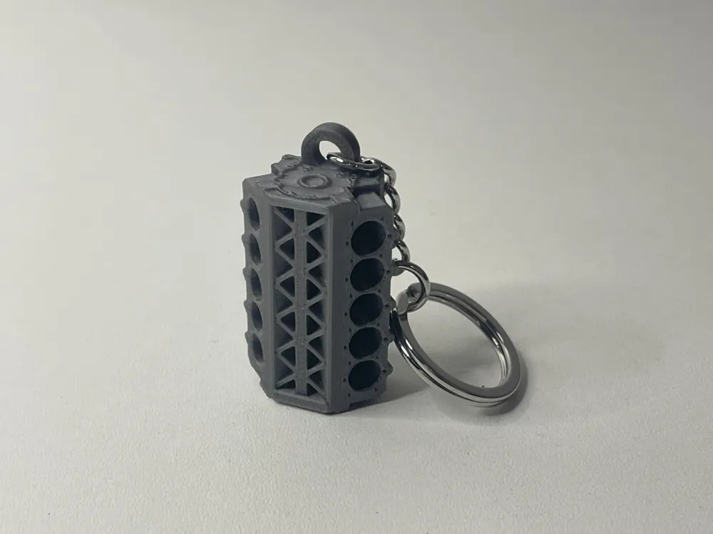Engine block V12 keychain by Stenly_G MakerWorld: Download Free 3D Models